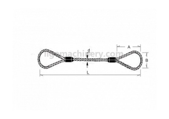 Swaged Steel Sleeve Soft Eye Wire Rope Sling|Qingdao Lige Machinery Co.,Ltd