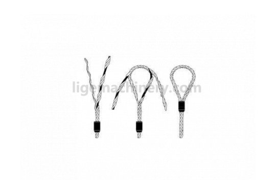 Swaged Steel Sleeve Soft Eye Wire Rope Sling|Qingdao Lige Machinery Co.,Ltd