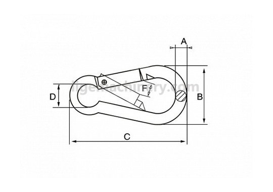 Spring Snap Hook(standard)|Qingdao Lige Machinery Co.,Ltd