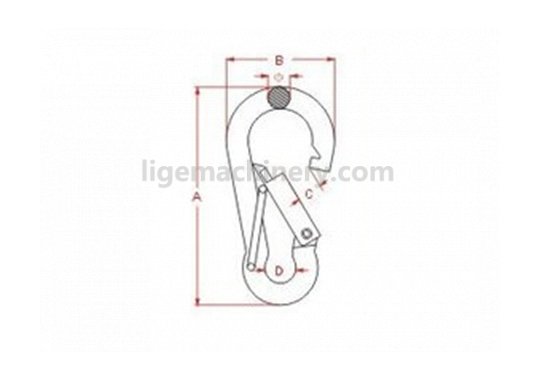 Lock Spring Hook, Safety Latch