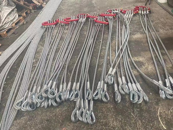 Swaged Steel Sleeve Soft Eye Wire Rope Sling|Qingdao Lige Machinery Co.,Ltd
